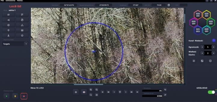 Szybkie skanowanie obrazów z dronów dzięki oprogramowaniu do poszukiwania i ratownictwa Loc8 ...